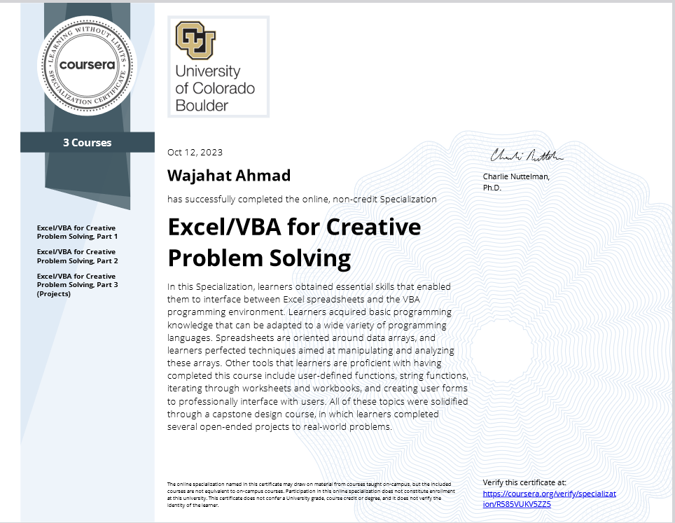 Wajahat Ahmad - Portfolio